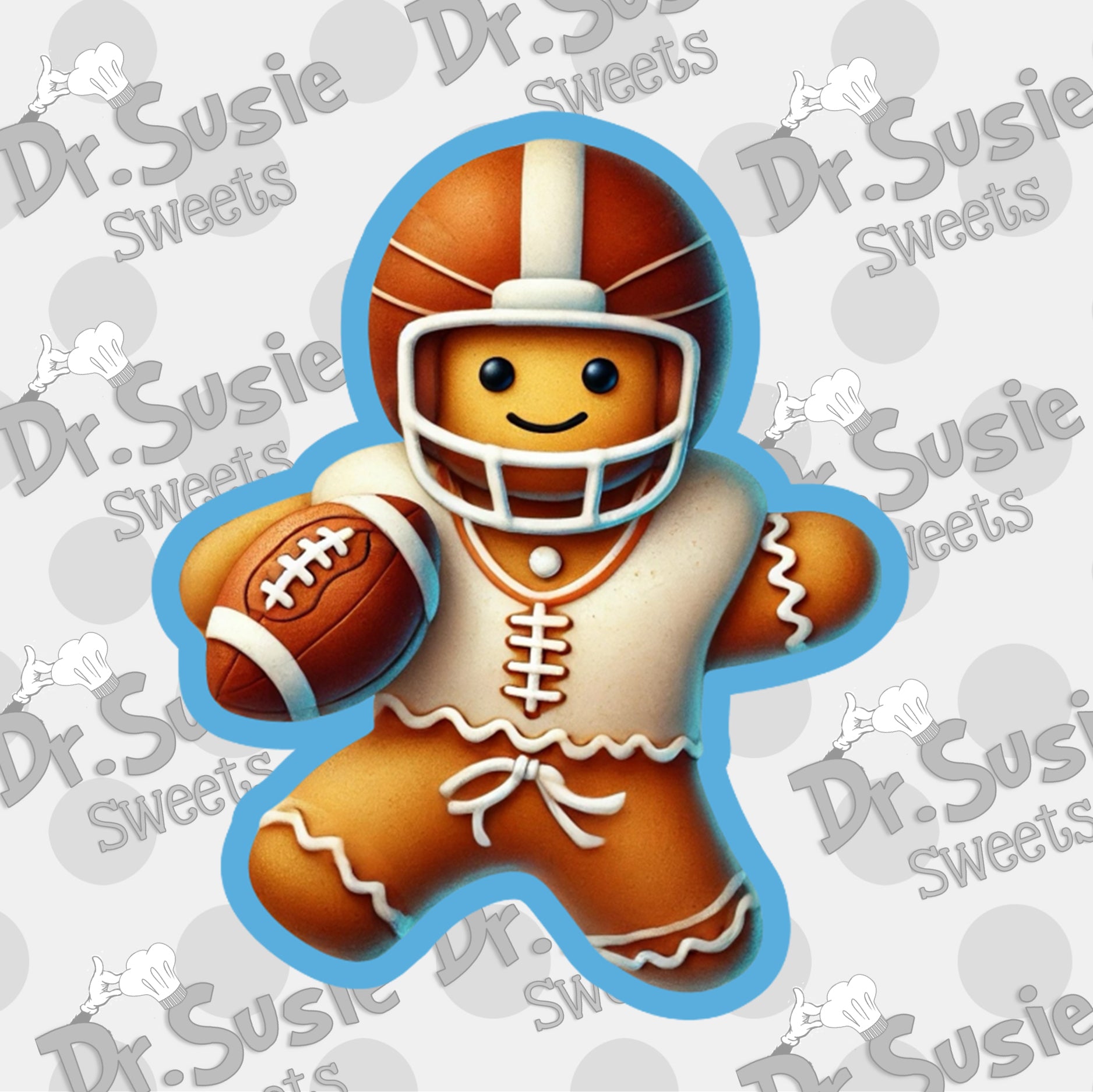 Gingerbread Football Player-STL Files – My Store