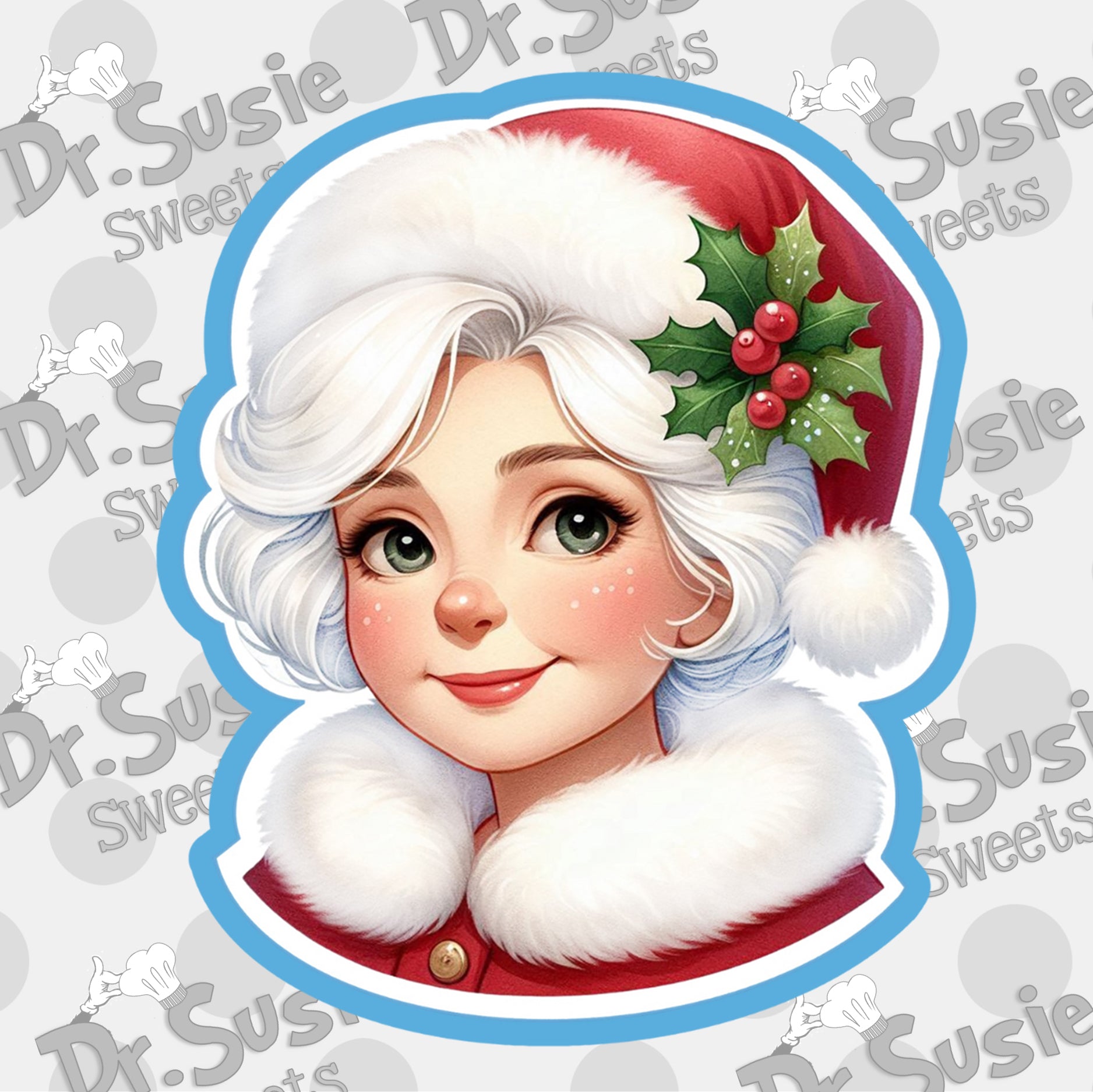 Mrs. Claus Face-STL Files – My Store